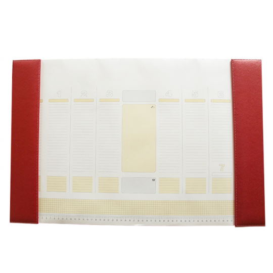 Mapa birou Alicante 10101024 burgundy 56x37 cm - Papetaria Tudor